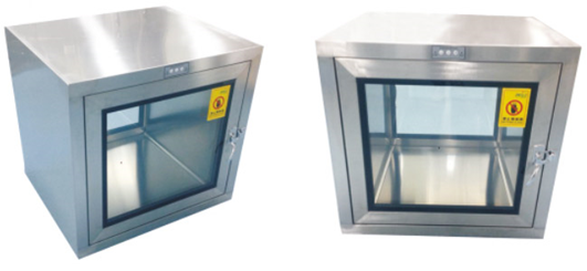 laboratory Transfer Window CE Cleanroom Pass Boxes Customized Design