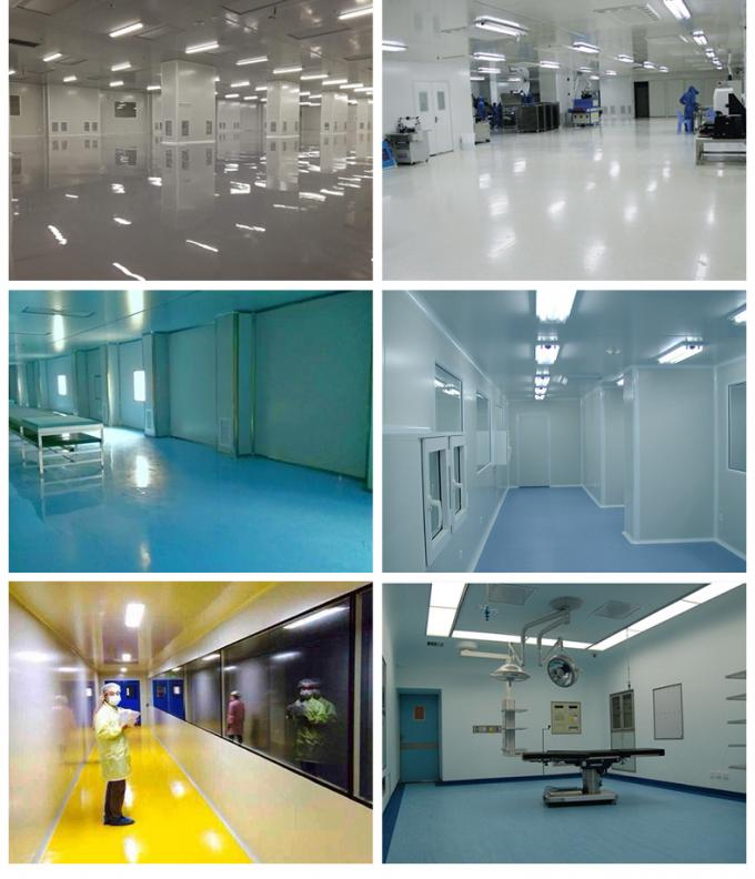ISO soft color Class 100 Laminar Flow Operating Room For Hospital