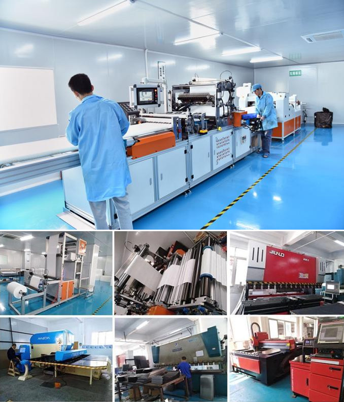 China Alpha Clean Air Technology Co.,Ltd factory production line